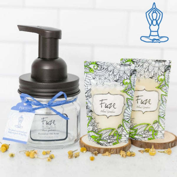 Foaming Essential Oil Hand Soap - Focus - FuzeBody.com